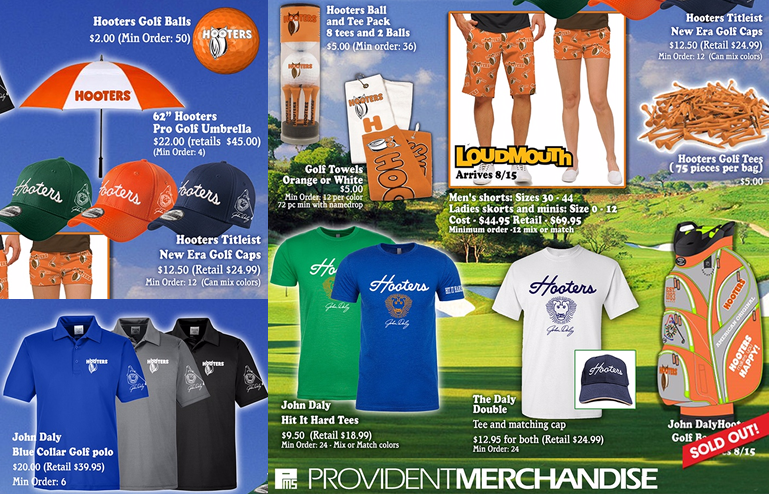 Hooters Merchandise